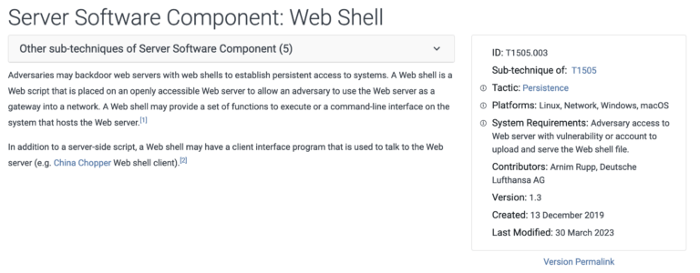 Web shell – A primer | DNS Security & Threat Intelligence Blog | Shreshta